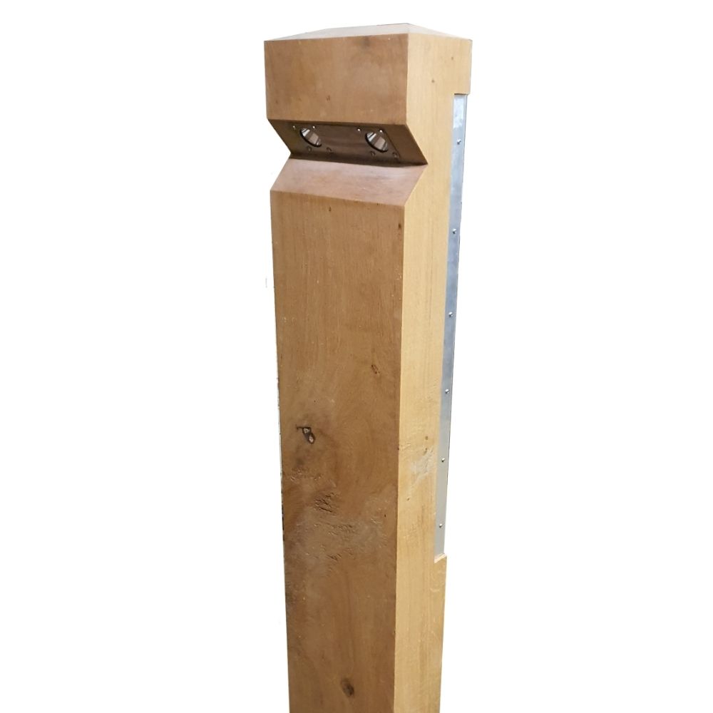 Stratton Eco Illuminated Timber Bollard